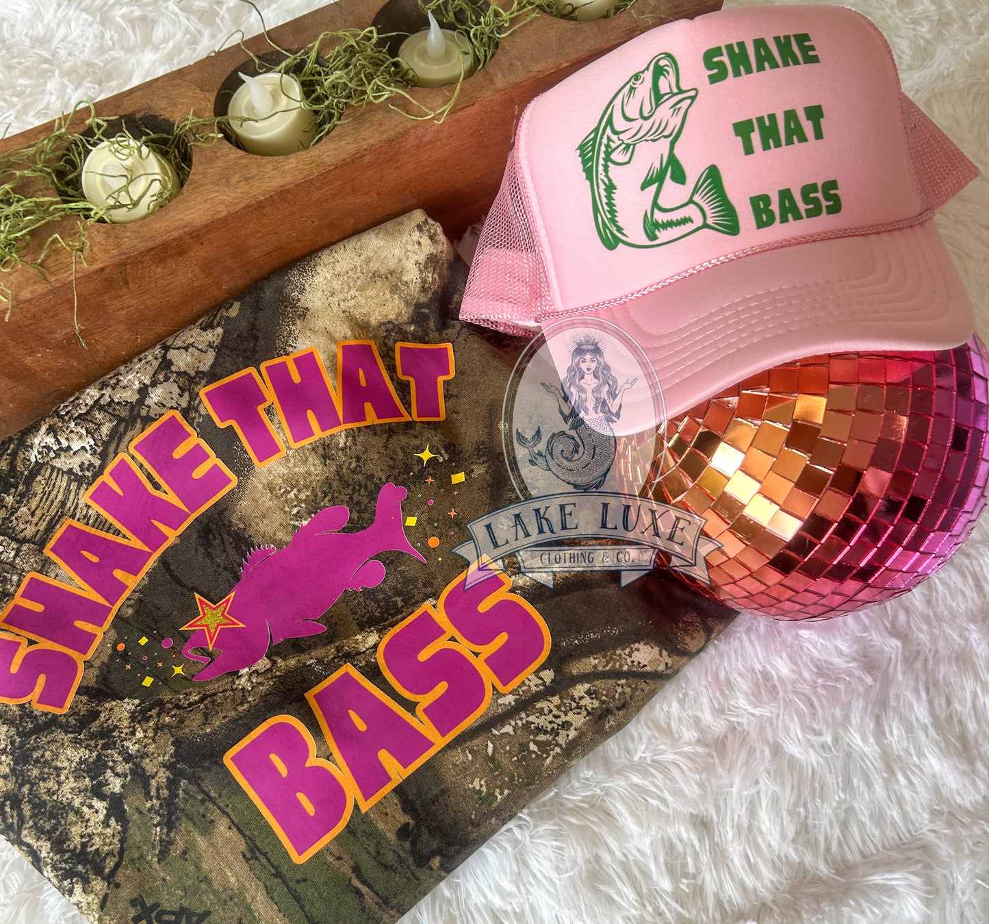 Shake that Bass trucker - made to order – Lake Luxe Clothing & Co.